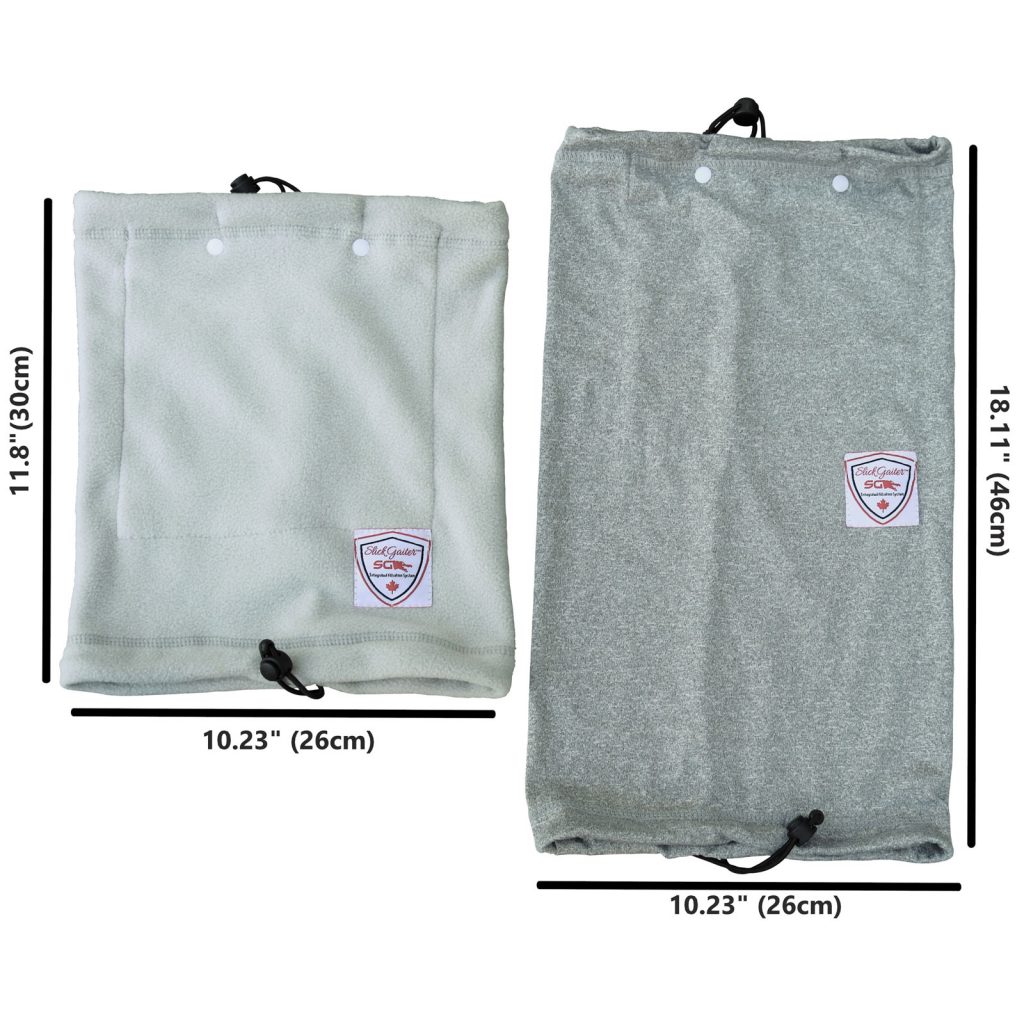 Slick Gaiter® Neck Gaiter Set with Washable Face Mask Filters